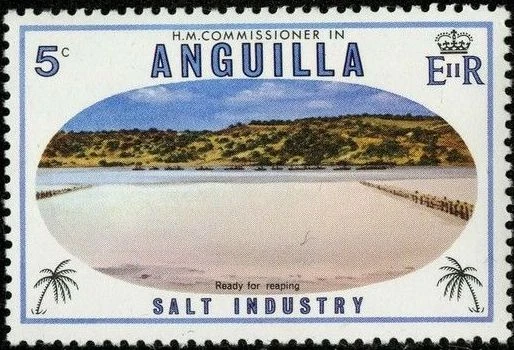 Anguilla 1980 Salt Industry | JPP-Stamps Wiki | Fandom