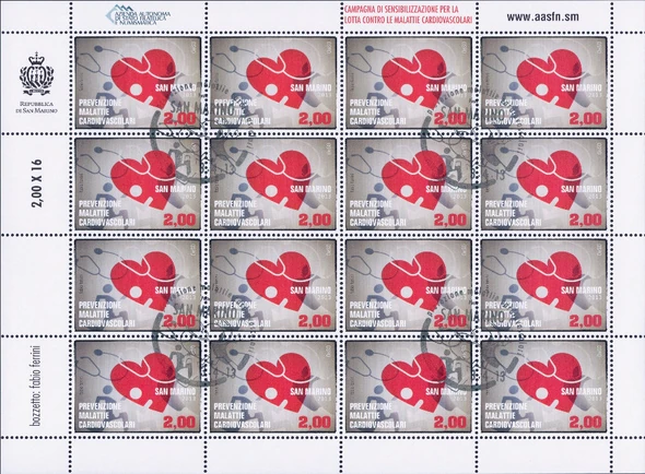 San Marino 2013 Prevention of Cardiovascular Disease | JPP-Stamps Wiki ...