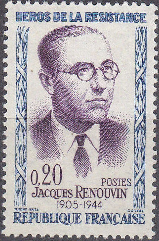 France 1961 Resistance Heroes (V) | JPP-Stamps Wiki | Fandom