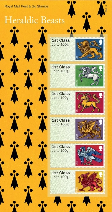 Great Britain 2015 Heraldic Beasts | JPP-Stamps Wiki | Fandom