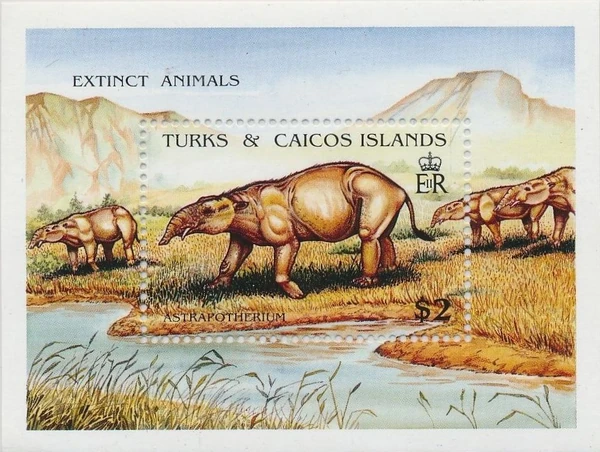 Turks and Caicos Islands 1991 Extinct Animals | JPP-Stamps Wiki | Fandom