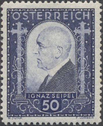 Austria 1932 Ignaz Seipel (1876-1942) Chancellor of Austria | JPP ...