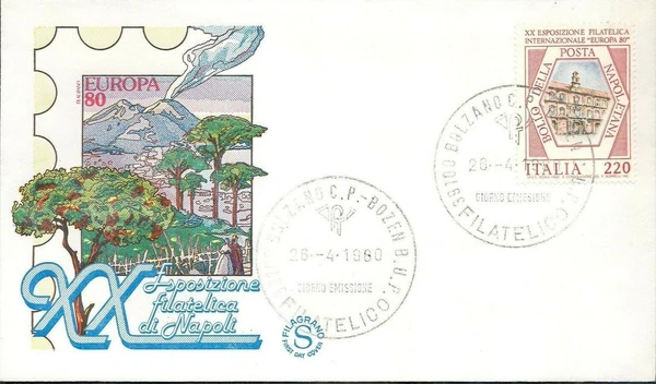 Italy 1980 20th Naples Philatelic Exhibition | JPP-Stamps Wiki | Fandom
