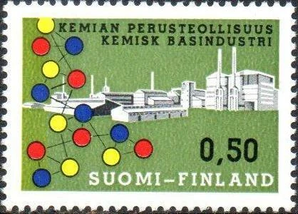 Finland 1970 Basic Chemical Industry | JPP-Stamps Wiki | Fandom