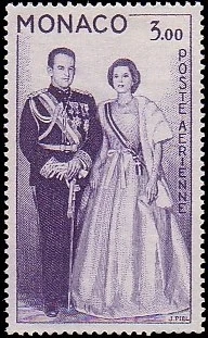 Monaco 1959 Air Post-Prince Rainier III and Princess Grace | JPP-Stamps ...