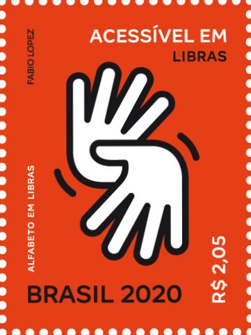Brazil 2020 Alphabet in LIBRAS - Brazilian Sign Language | JPP-Stamps ...
