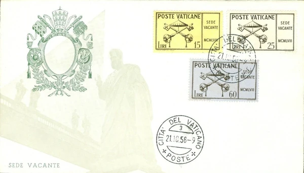 Vatican City 1958 Sede Vacante | JPP-Stamps Wiki | Fandom