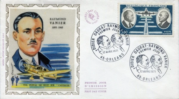 France 1971 Didier Daurat and Raymond Vanier Aviation Pioneers | JPP ...