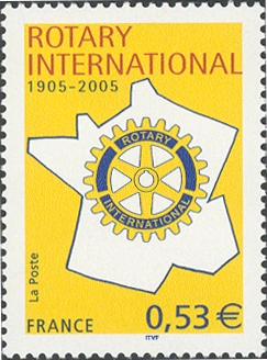 France 2005 Centenary of the Rotary International | JPP-Stamps Wiki ...