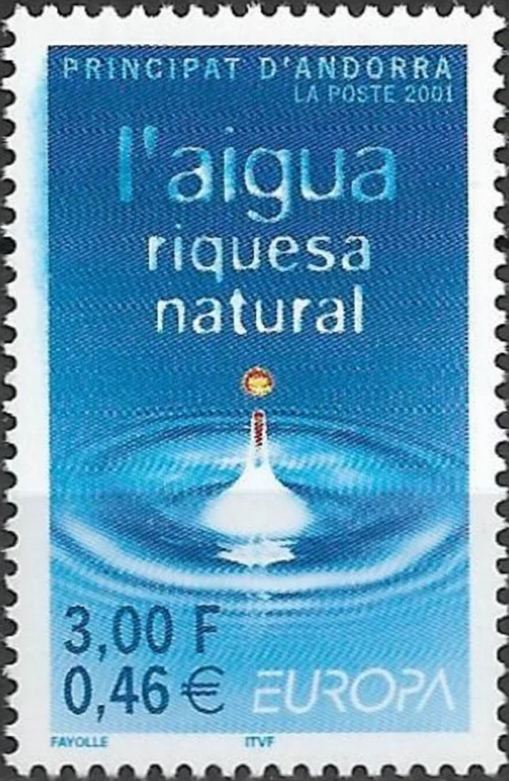 Andorra-French 2001 EUROPA | JPP-Stamps Wiki | Fandom