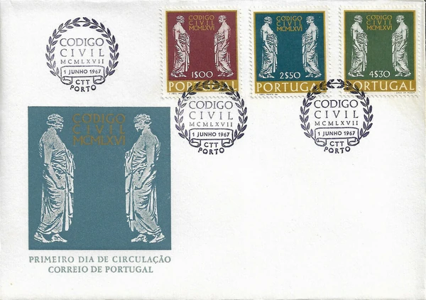 Portugal 1967 New Portuguese Civil Code | JPP-Stamps Wiki | Fandom