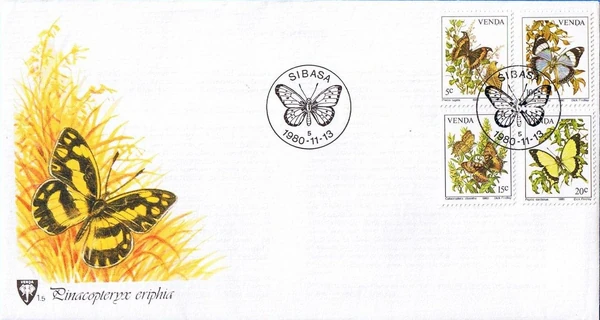 Venda 1980 Butterflies | JPP-Stamps Wiki | Fandom