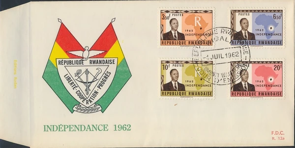 Rwanda 1962 Independence | JPP-Stamps Wiki | Fandom