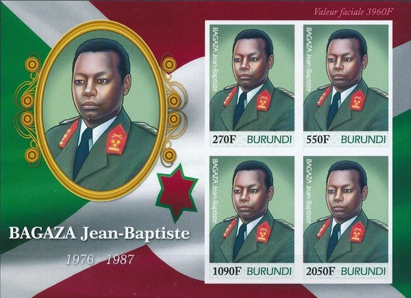 Burundi 2012 Presidents of Burundi - Jean-Baptiste Bagaza | JPP-Stamps ...