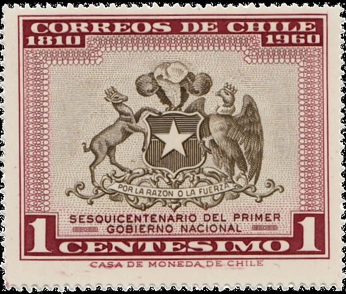 Chile 1960 150 Years of the First National Government | JPP-Stamps Wiki ...