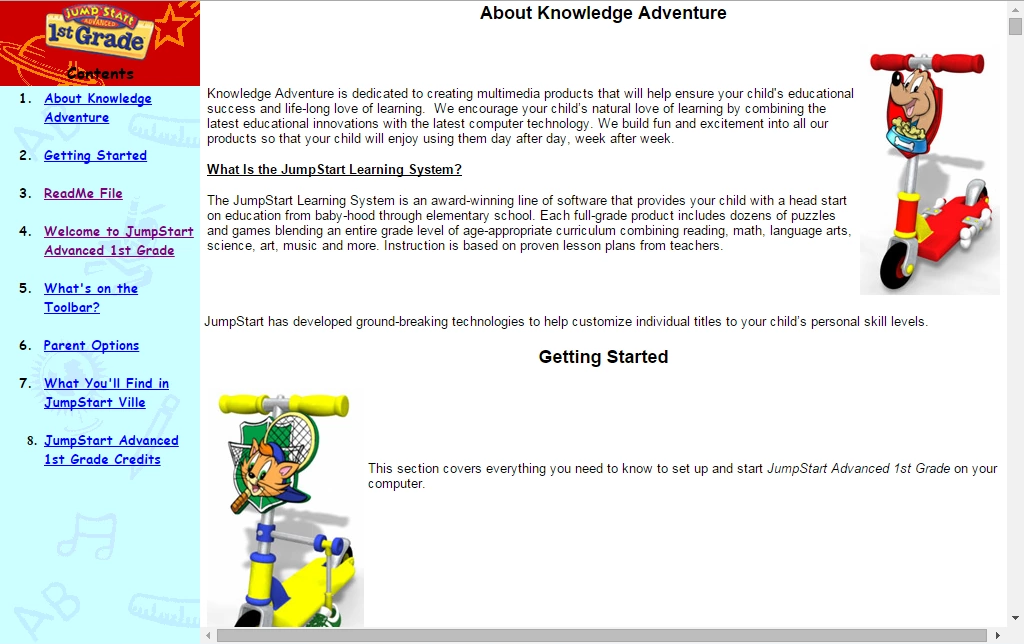 Digital manual | JumpStart Wiki | Fandom
