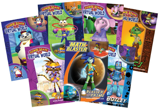 JumpStart 3D Virtual World trading cards | JumpStart Wiki | Fandom