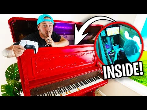 Secret Gaming Room INSIDE A PIANO! | JStu Wiki | Fandom