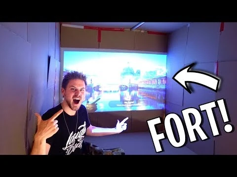 BOX FORT MOVIE THEATER! | JStu Wiki | Fandom