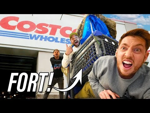 EPIC SHOPPING CART FORT! | JStu Wiki | Fandom