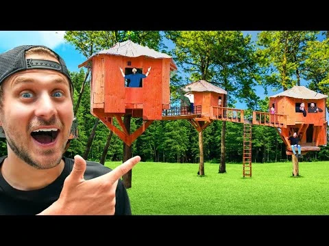 OVERNIGHT CHALLENGE IN 8 MICRO TREEHOUSES! | JStu Wiki | Fandom