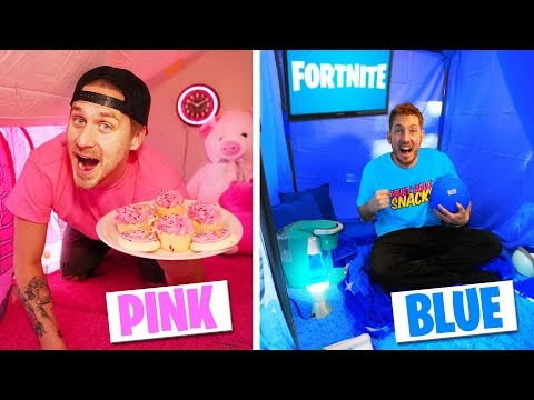 USING ONLY ONE COLOR TO BUILD FORTS! | JStu Wiki | Fandom