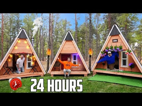 Overnight in Micro A-Frame Cabins! | JStu Wiki | Fandom