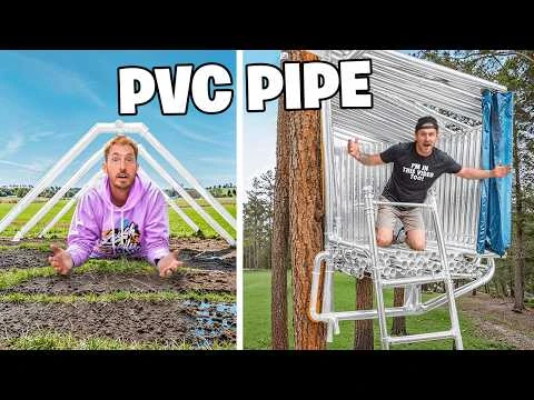 We Built PVC Pipe Survival Shelters! | JStu Wiki | Fandom