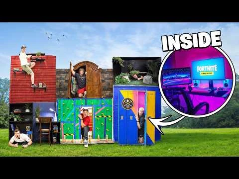 WE BUILT 6 MICRO HIDDEN ROOMS! | JStu Wiki | Fandom