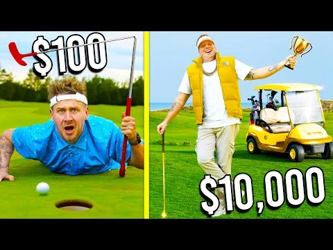 $10,000 VS $100 GOLF CHALLENGE | JStu Wiki | Fandom