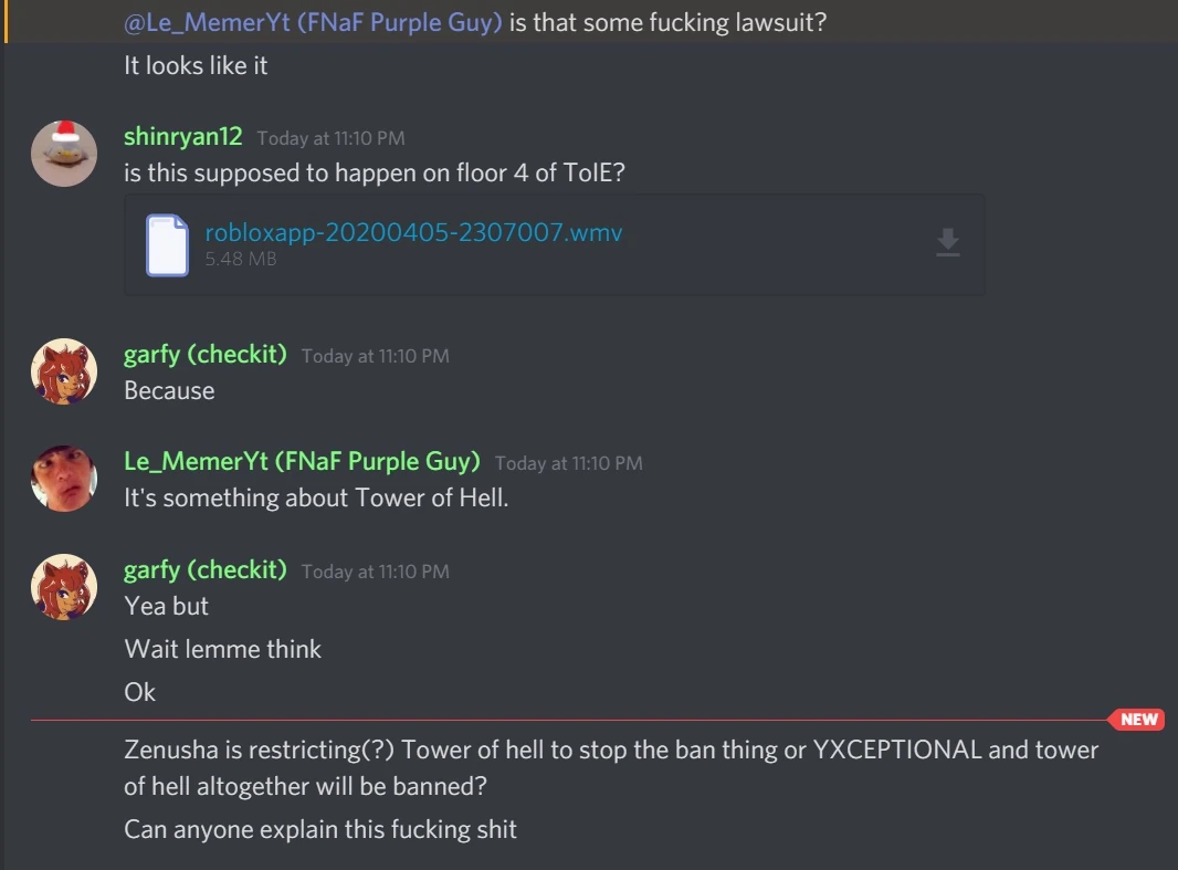 ZenUsha v. YXCeptional | JToH fanon Wiki | Fandom