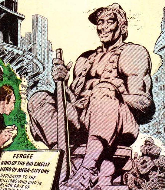Fergee Memorial Statue | Judge Dredd Wiki | Fandom Fergee Memorial Statue | Judge Dredd Wiki | Fandom
