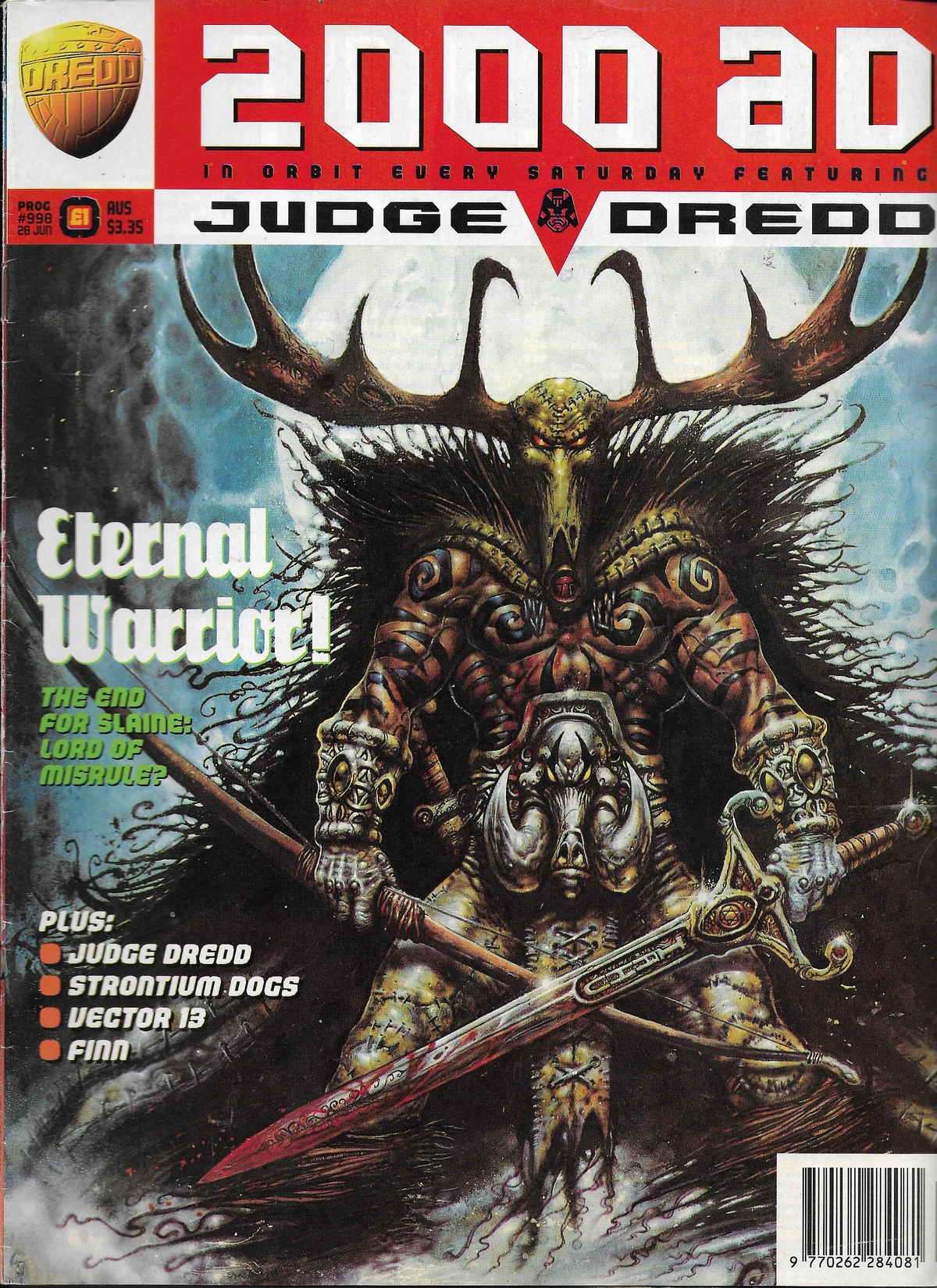 2000 AD Vol 1 998 | Judge Dredd Wiki | Fandom