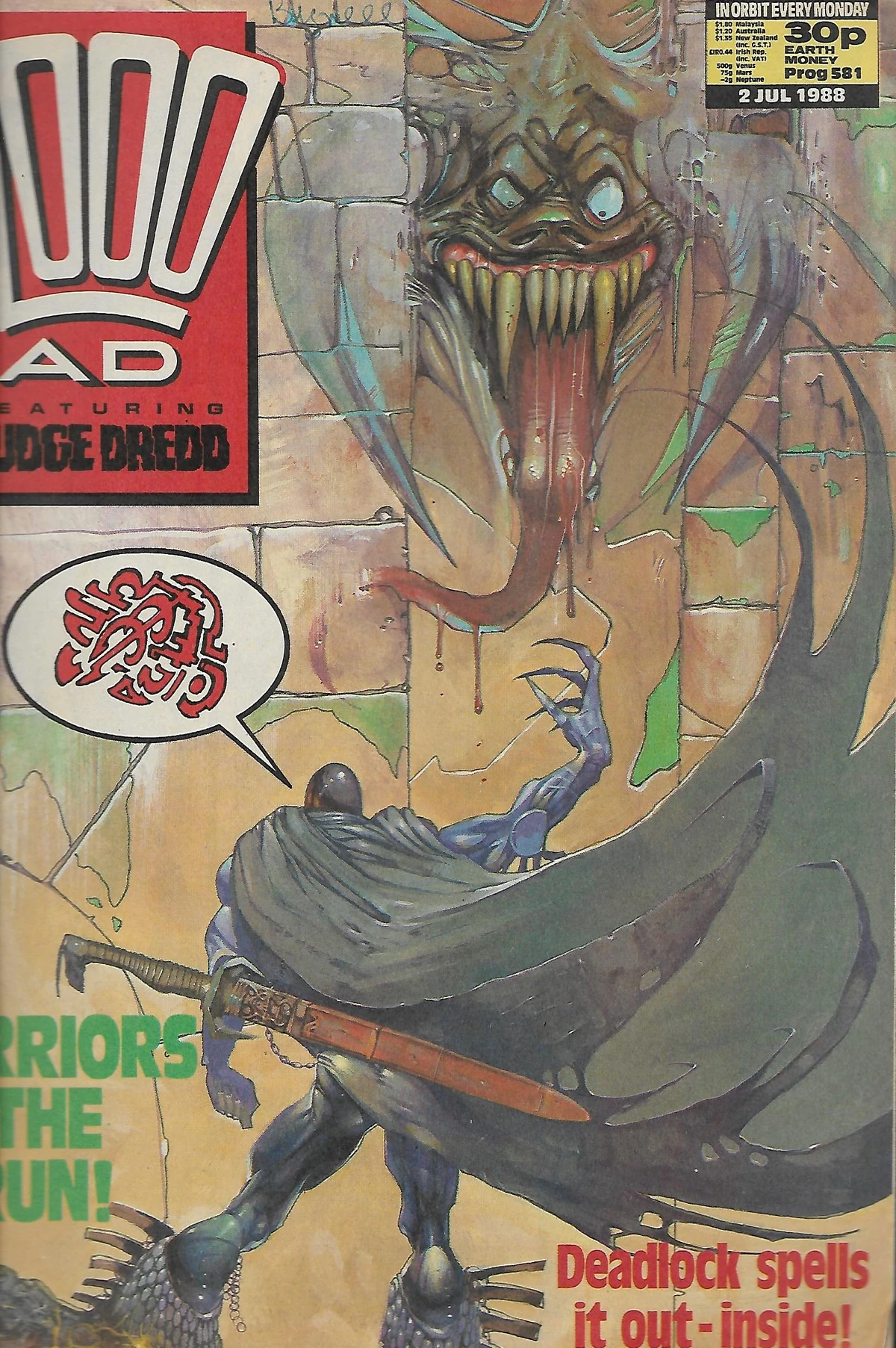 2000 AD Vol 1 581 | Judge Dredd Wiki | Fandom