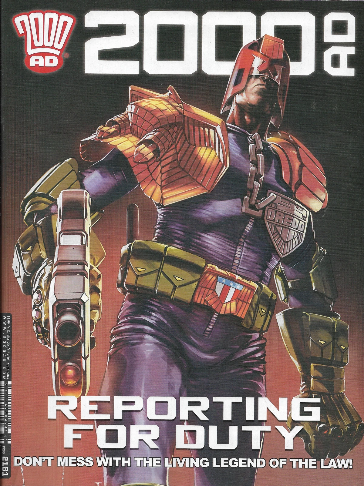 2000 AD Vol 1 2181 | Judge Dredd Wiki | Fandom