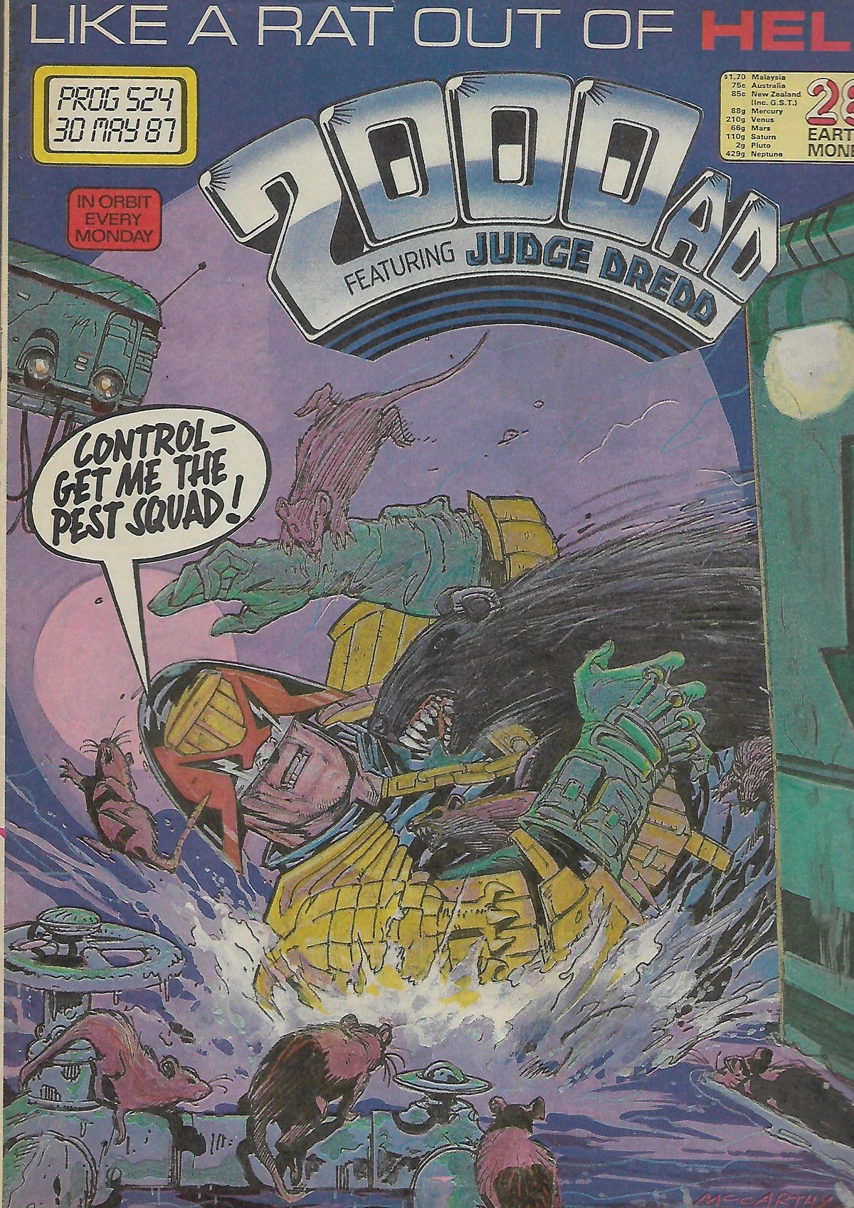 2000 AD Vol 1 524 | Judge Dredd Wiki | Fandom