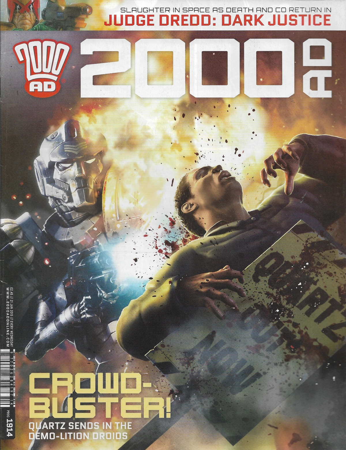 2000 AD Vol 1 1914 | Judge Dredd Wiki | Fandom