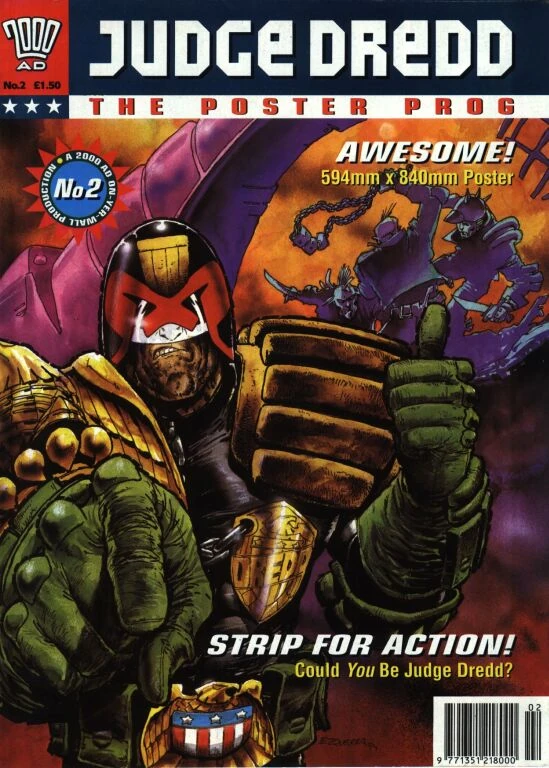 Judge Dredd Poster Prog Vol 1 2 | Judge Dredd Wiki | Fandom