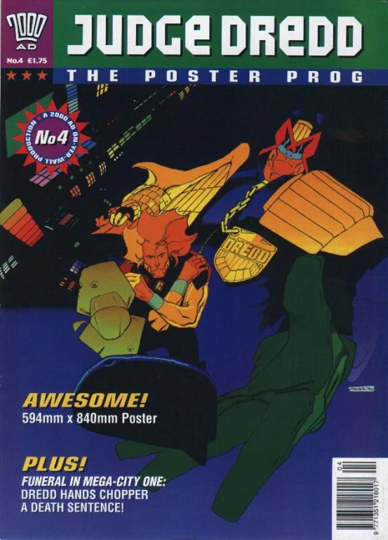 Judge Dredd Poster Prog Vol 1 4 | Judge Dredd Wiki | Fandom