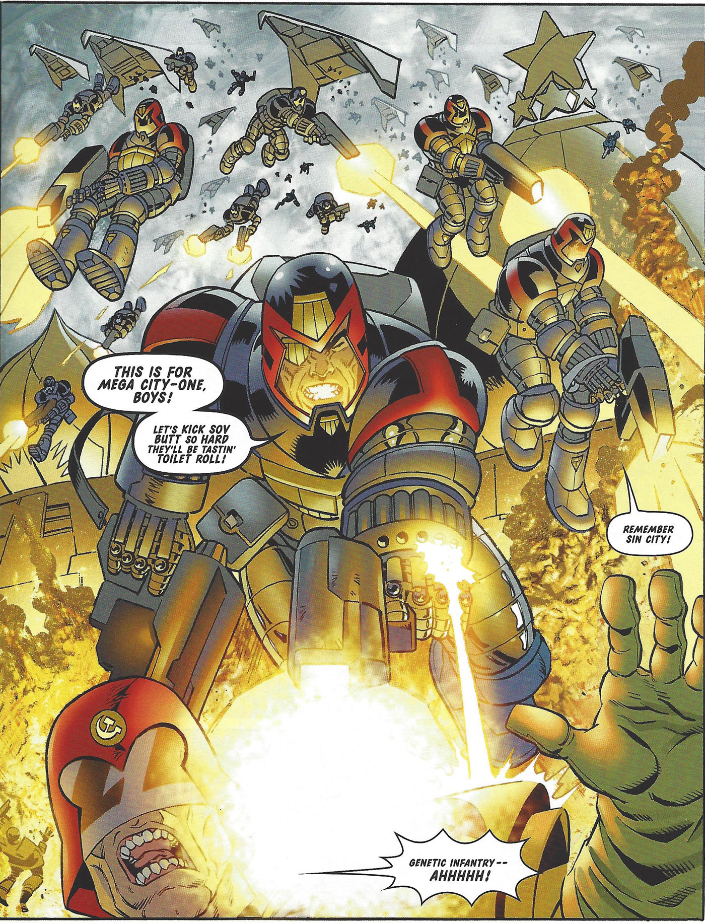 Genetic Infantry Judge Dredd Wiki Fandom