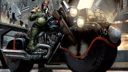 Judge Dredd Flying Motorcycle