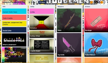 Undetale Judgement Day (Trello) | Undertale: Judgement Day (Roblox ...