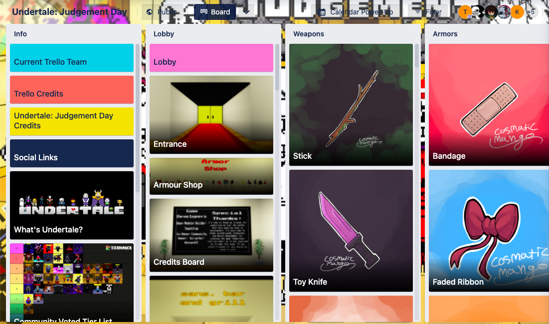 Undetale Judgement Day (Trello) | Undertale: Judgement Day (Roblox) Wiki | Fandom