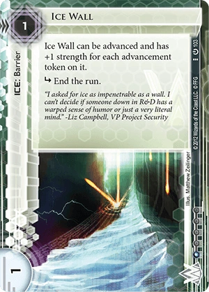 Ice Wall(ANR) | 绝版LCG&TCG中文 Wiki | Fandom