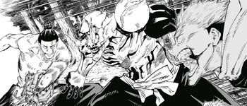 Yuji Itadori & Aoi Todo vs. Hanami | Jujutsu Kaisen Wiki | Fandom