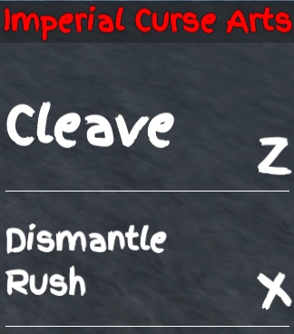 Imperial Curse Arts | Jujutsu Legacy (unofficial) Wiki | Fandom