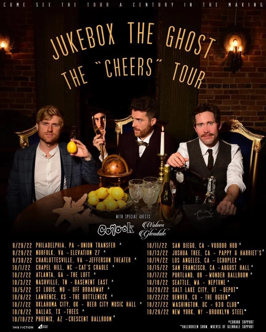 The "Cheers" Tour | Jukebox the Ghost Wiki | Fandom