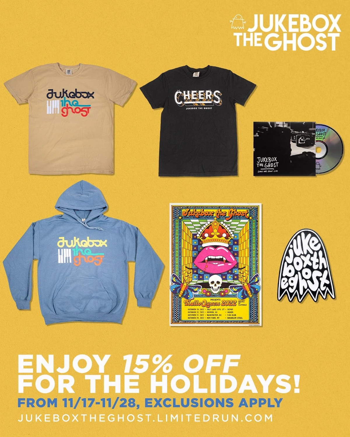 Merchandise | Jukebox the Ghost Wiki | Fandom