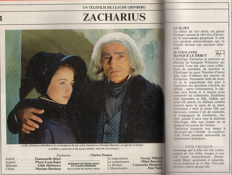 Zacharius (téléfilm, 1984) | Wiki Jules Verne | Fandom