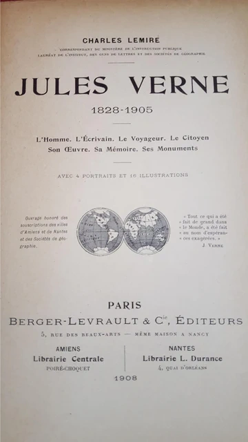 Jules Verne (livre, 1908) | Wiki Jules Verne | Fandom